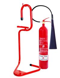 Support extincteur au sol